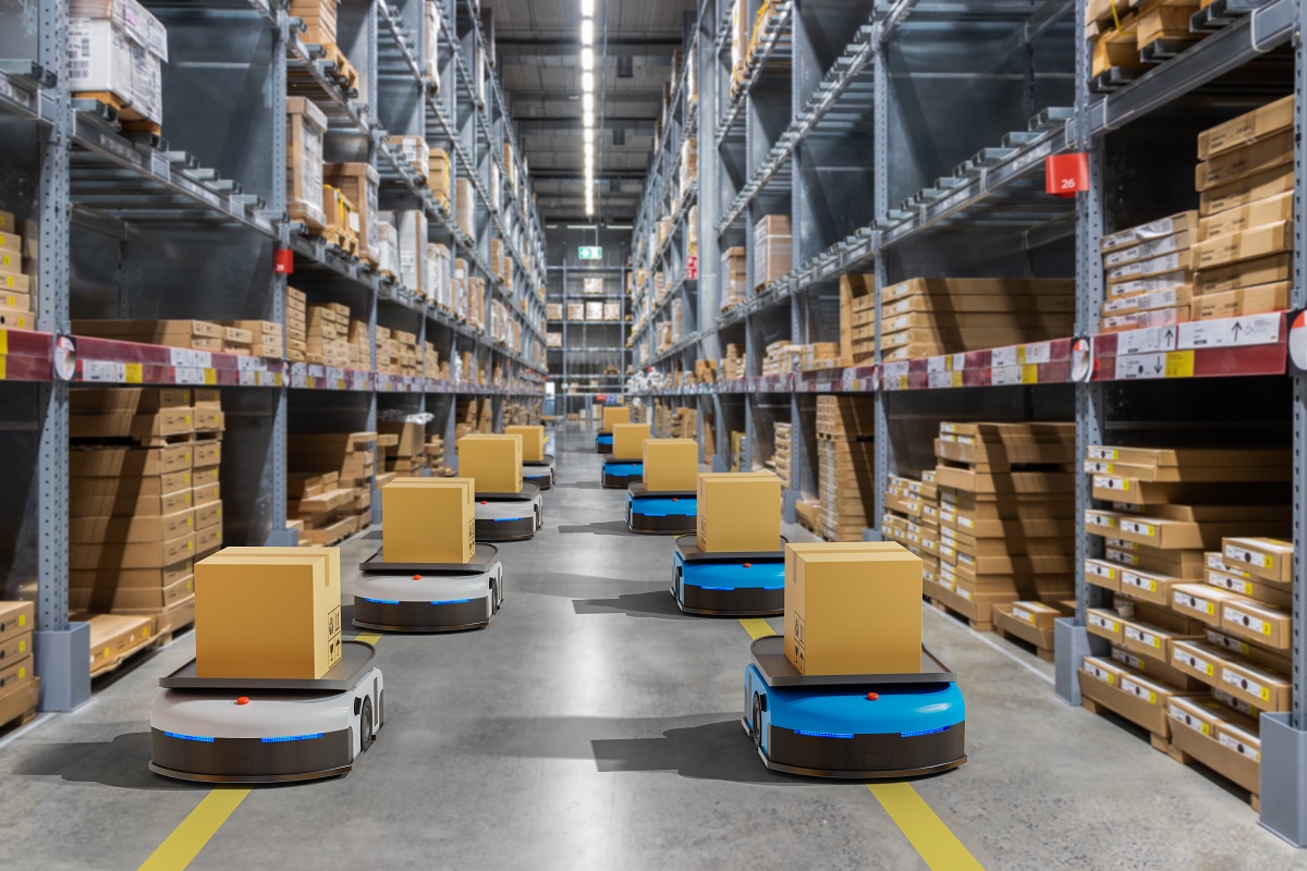 #AGV roboty | Smart Warehouse